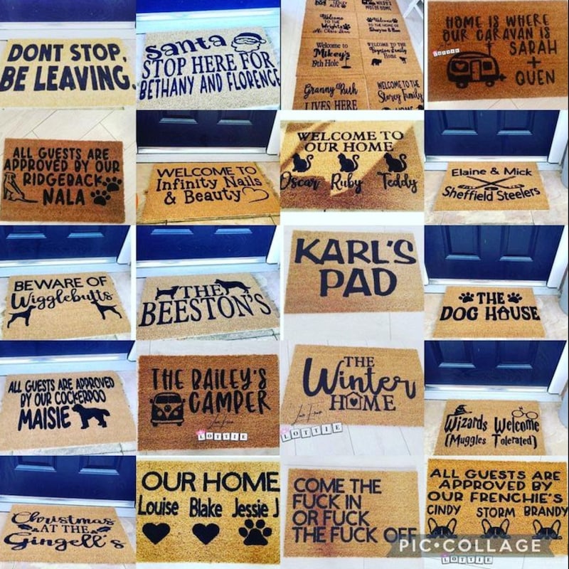 Etsy Christmas Door Mat - Etsy UK