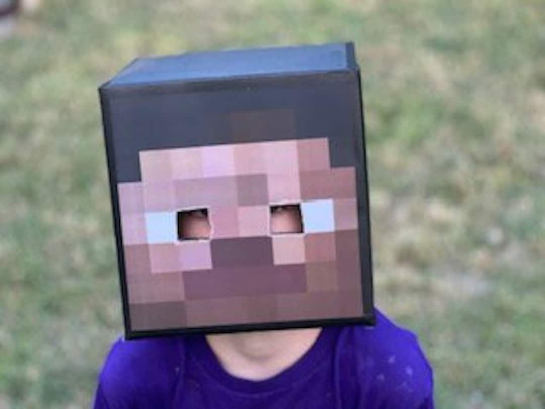 Steve Head Minecraft Pixel Art