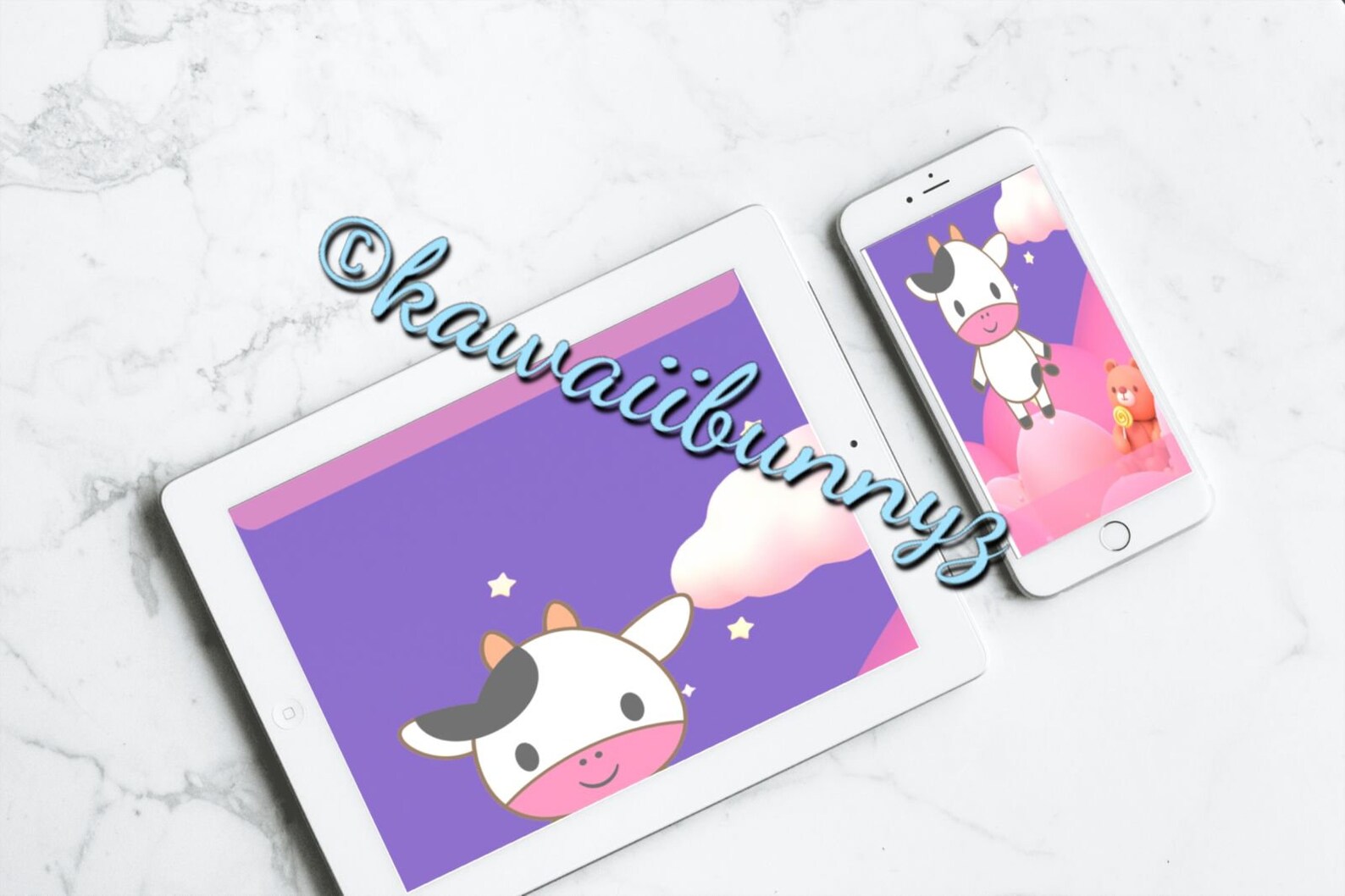 Ios App Icons Cute Cow Moo Moo Theme Android Icon Pack Zip - Etsy