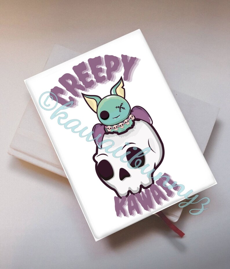 Printable Creepy Cute Kawaii Coloring Book - Etsy