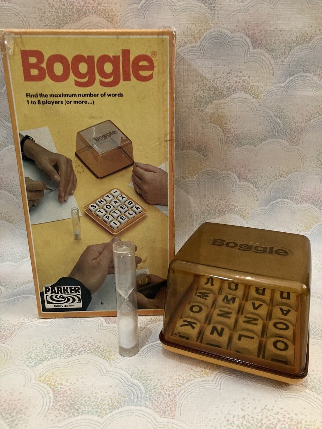 Parker Boggle Vintage 70s 1978 Word Dice Letters Game Complete - Etsy