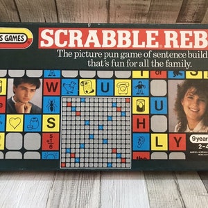Spears Scrabble Rebus Board Game Picture Pun Dingbats Vintage 80s 1985 ...