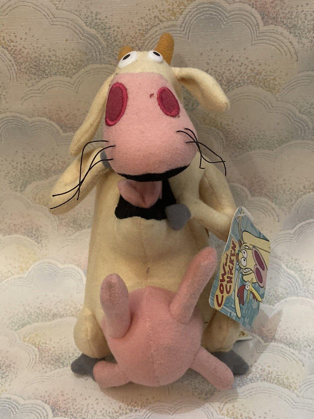 Cartoon Network Plush Cow & Chicken Vintage 1999 Wired Udders 8 Tall ...