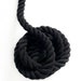 Twisted Black Cotton Rope 20mm, Premium Macrame Crafting Cord, Natural ...