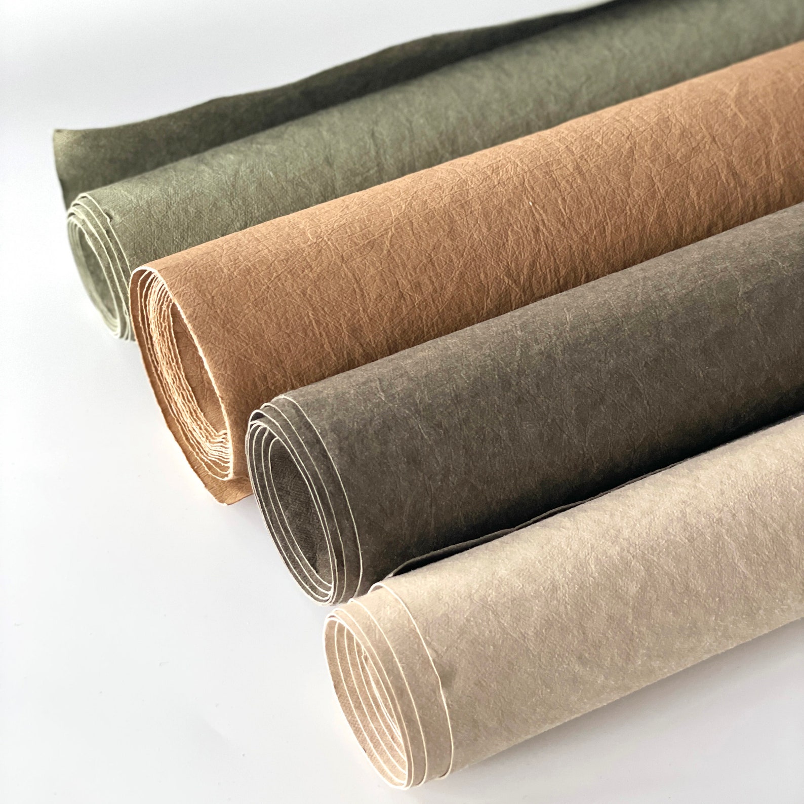 Washable Paper Fabric 19x29in, Vegan Leather Paper in Browns - Etsy