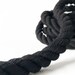 Twisted Black Cotton Rope 20mm, Premium Macrame Crafting Cord, Natural ...