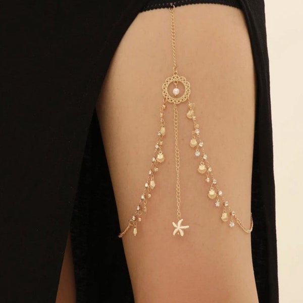 Thigh Chain Jewelry - Etsy