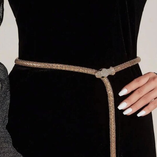 Snake Chain Belt - Etsy