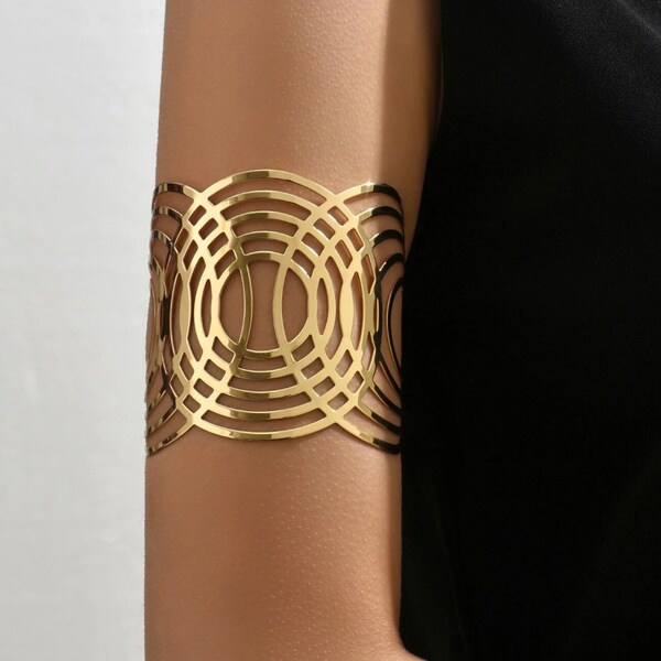 Gold Arm Band - Etsy