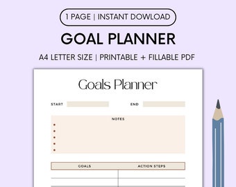 Progress Smart Goal - Etsy