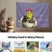 Funny Meme Tapestry Shrek Tapestry Wall Hanging Aesthetic Art - Etsy