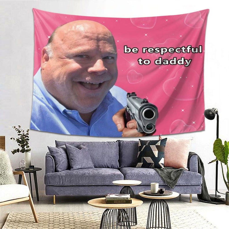 Bertram Be Respectful to Daddy Funny Tapestries Wall Hanging - Etsy UK