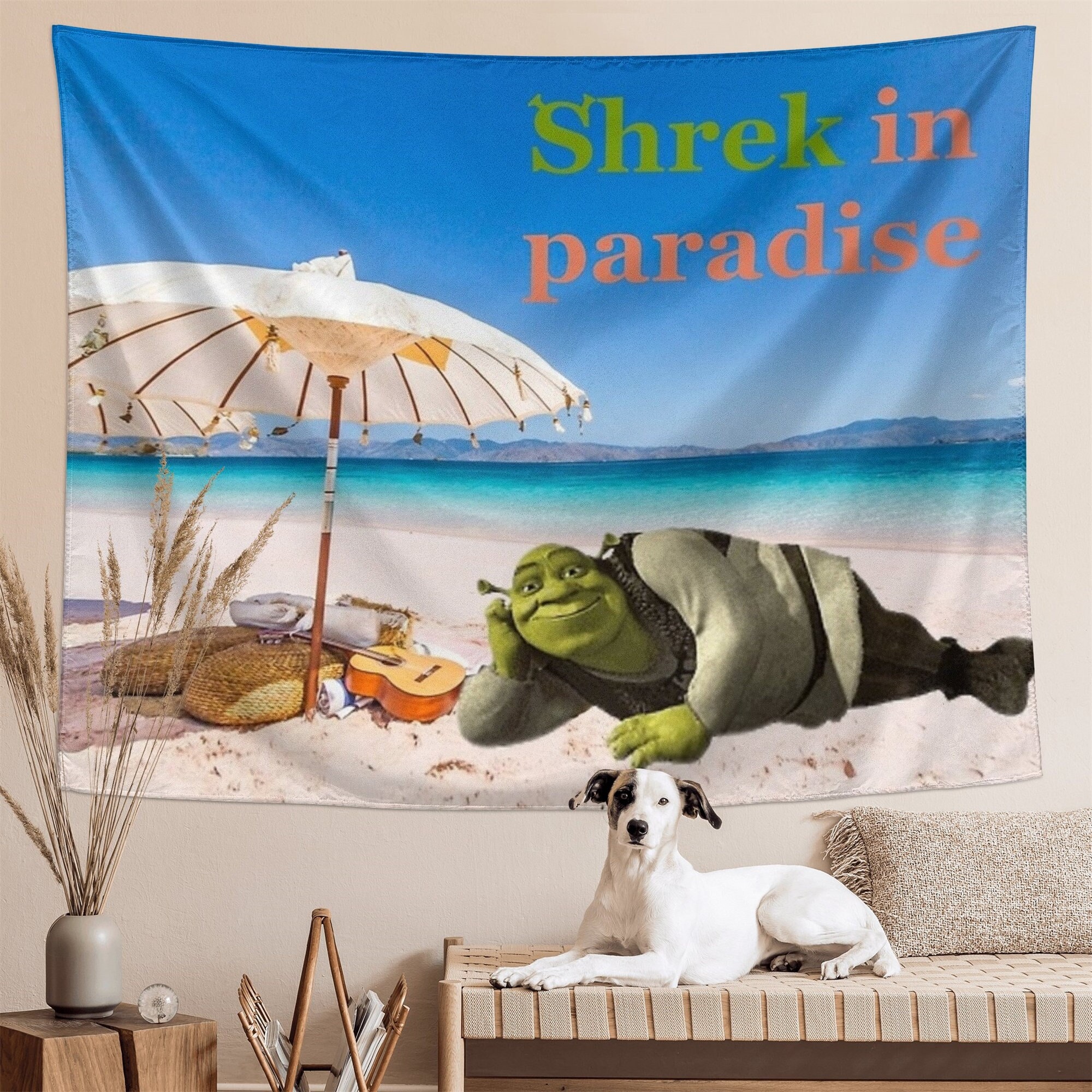 Funny Meme Tapestry Shrek Tapestry Wall Hanging Poster - Etsy