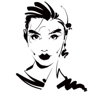 Minimalist Portrait Poster – Modern Black and White Line Art - Etsy