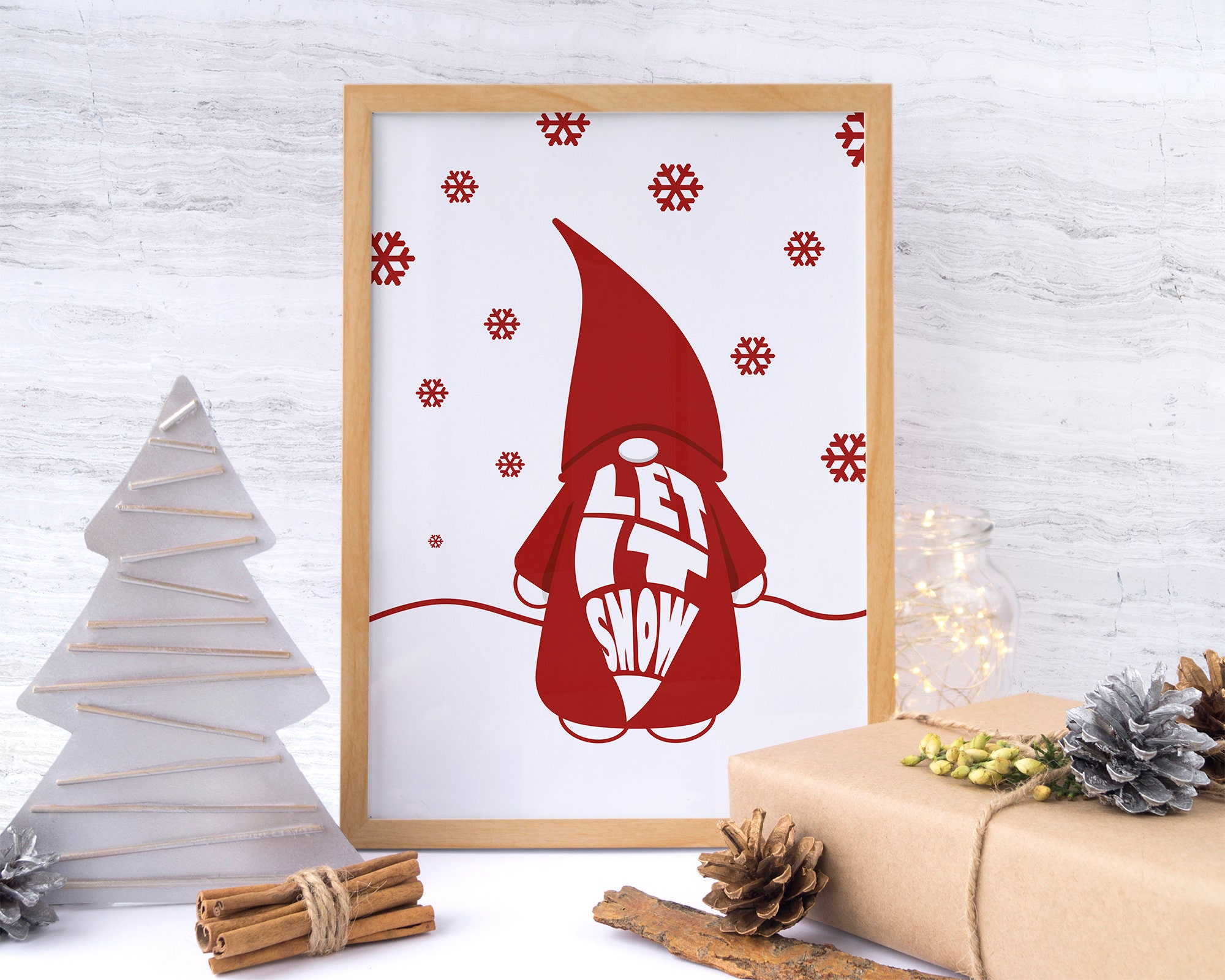 Gnome Clipart, Funny Scandinavian Gnomes With Xmas Phrases, Svg, Pngs ...