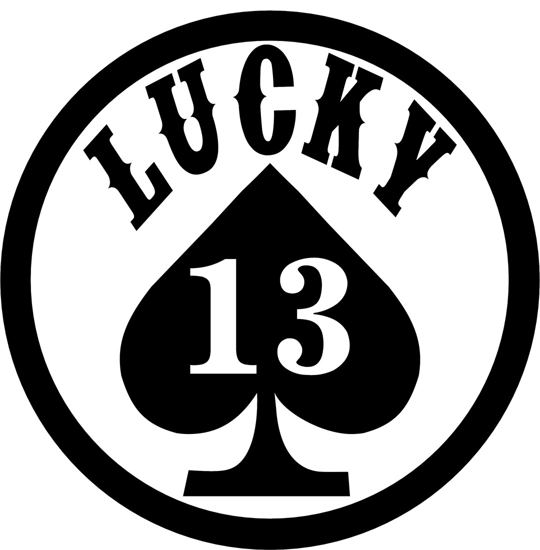 LUCKY 13 Decal - Etsy