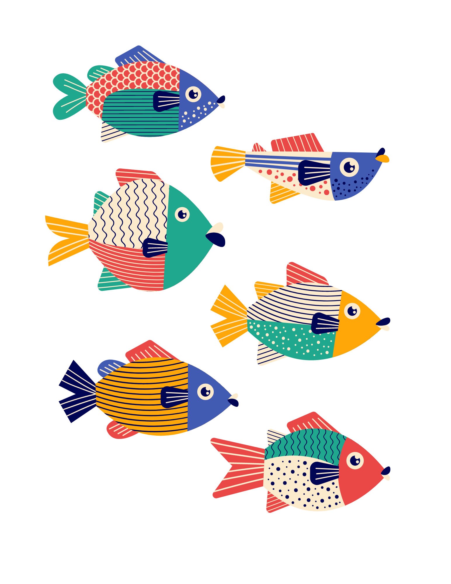 Fish Svg Cartoon Fish Svg Realistic Fish Svg Fish Digital - Etsy Canada