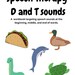 Speech Therapy, D and T Sounds, Speech Therapy Materials, Speech ...