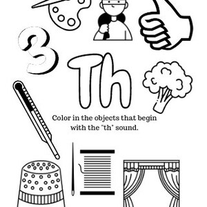Speech Therapy Coloring Book, SLP Therapy Activities, Speech Therapy ...