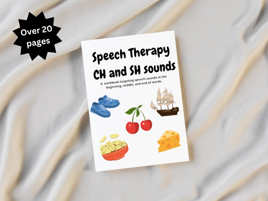 Speech Therapy, CH and SH Sounds, Speech Therapy Materials, Speech ...