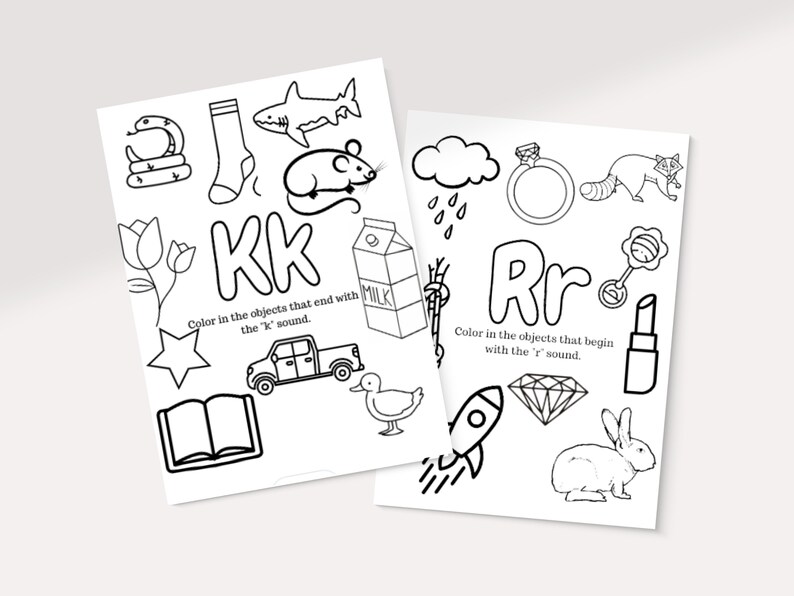 Speech Therapy Coloring Book, SLP Therapy Activities, Speech Therapy ...