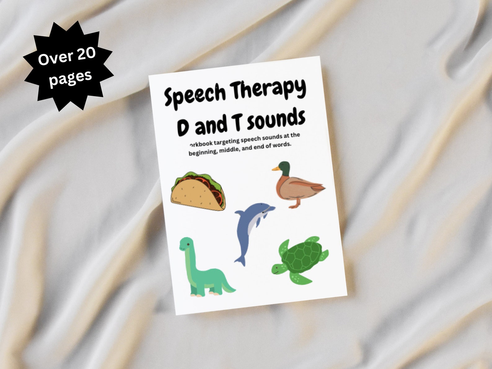 Speech Therapy, D and T Sounds, Speech Therapy Materials, Speech ...