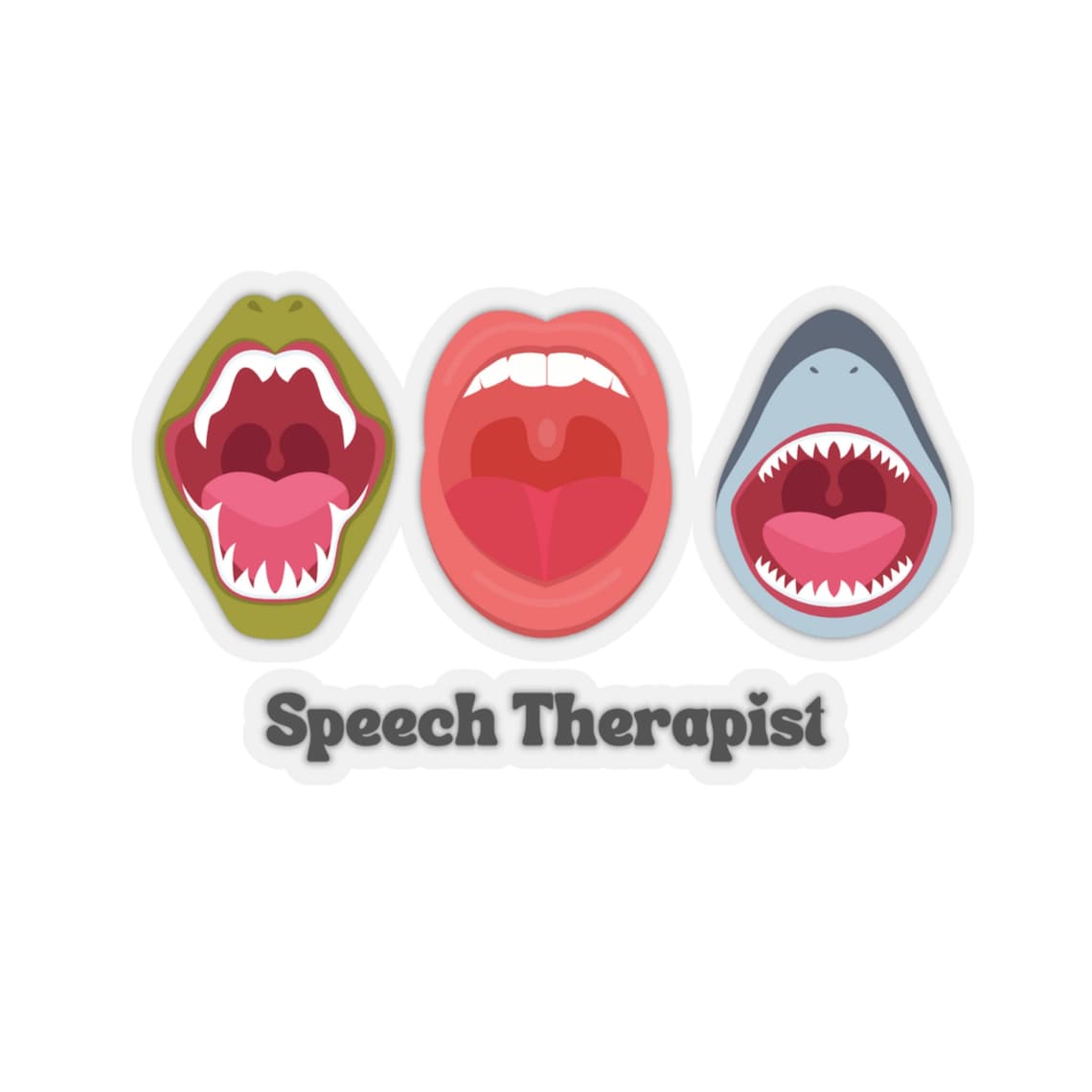 Speech Therapy Sticker, Speech Therapist Sticker, SLP, Speechie - Etsy
