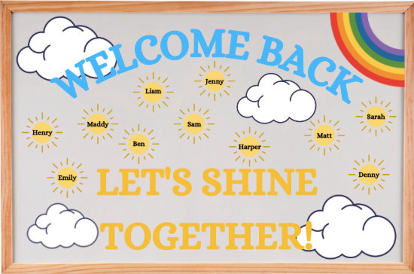 Sunshine Classroom Decor Bundle Bulletin Board Kit Classroom - Etsy