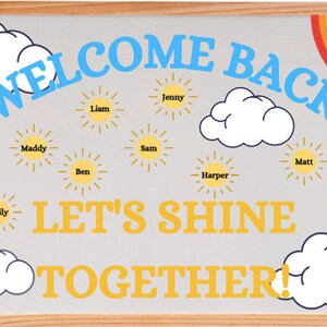 Sunshine Classroom Decor Bundle, Bulletin Board Kit, Classroom Decor - Etsy