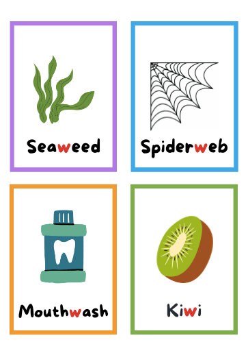 W&H Articulation Flashcards Speech Therapy Materials Speech - Etsy