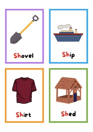 SH & CH Articulation Flashcards, Speech Therapy Materials, Speech ...