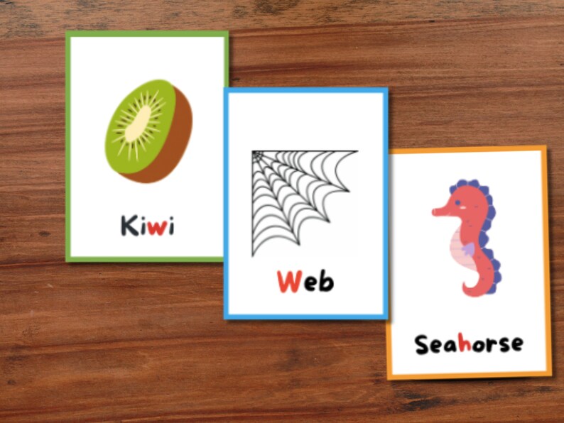 W&H Articulation Flashcards Speech Therapy Materials Speech - Etsy