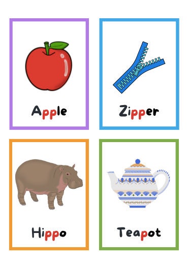 B&P Articulation Flashcards, Speech Therapy Materials, Speech Therapy ...