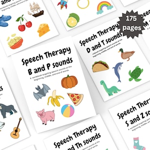 Speech Therapy Bundle, Speech Therapy Materials, Speech Therapy ...