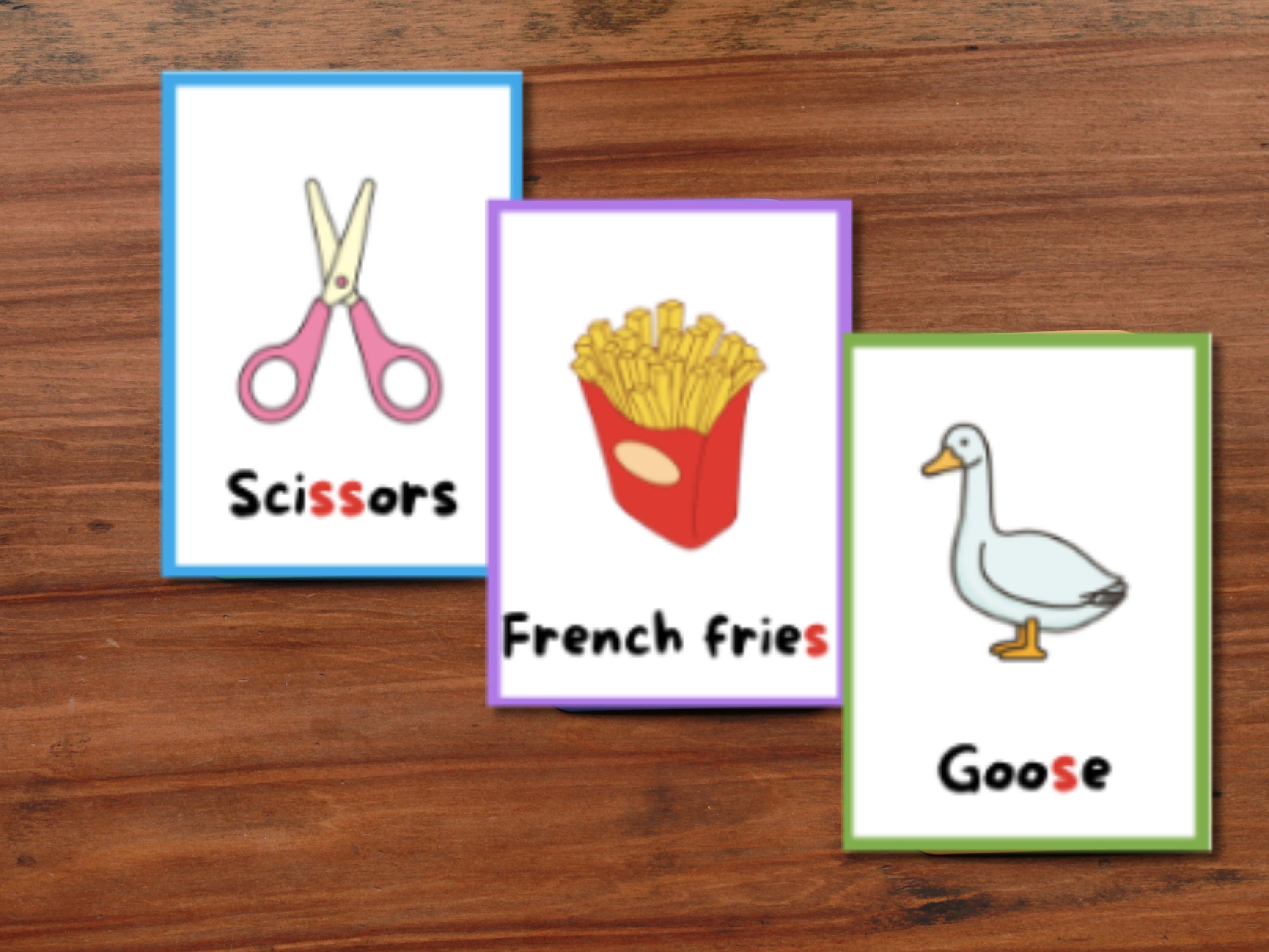 S&Z Articulation Flashcards, Speech Therapy Materials, Speech Therapy ...