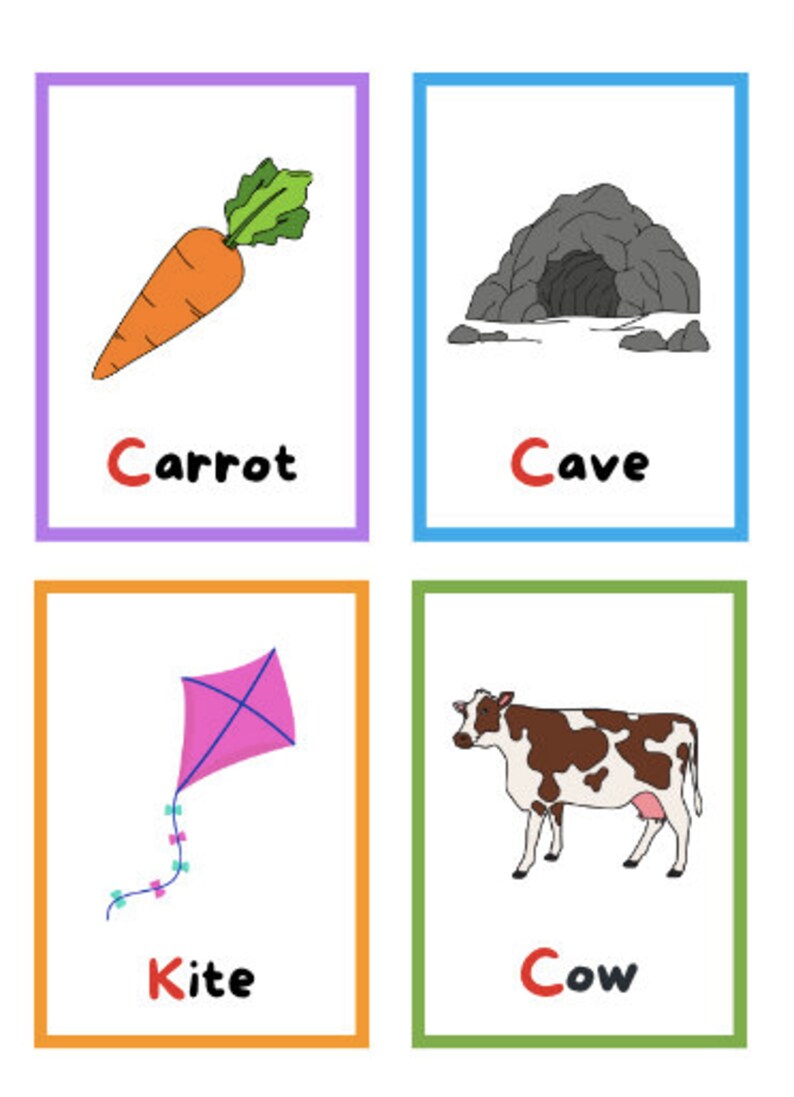 K&G Articulation Flashcards, Speech Therapy Materials, Speech Therapy ...