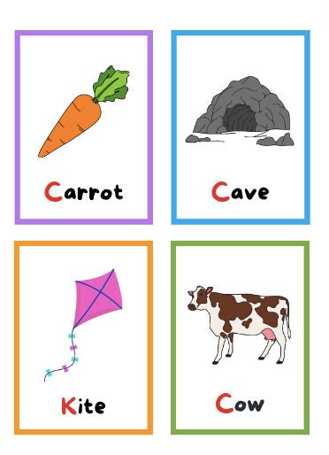 K&G Articulation Flashcards, Speech Therapy Materials, Speech Therapy ...