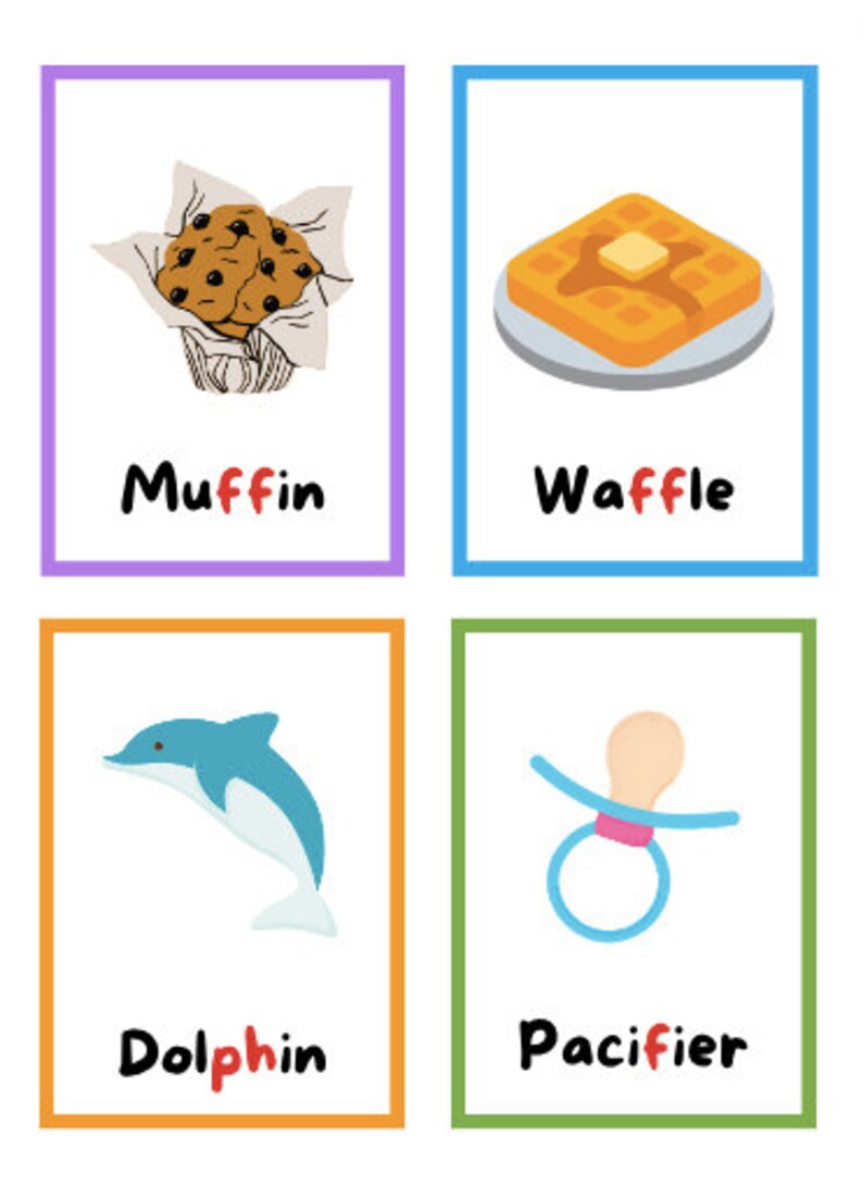 F&th Articulation Flashcards, Speech Therapy Materials, Speech Therapy ...