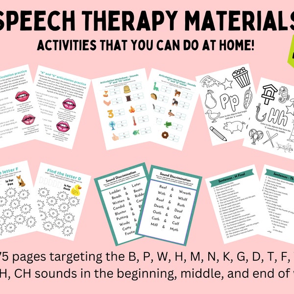 Therapy Activities - Etsy