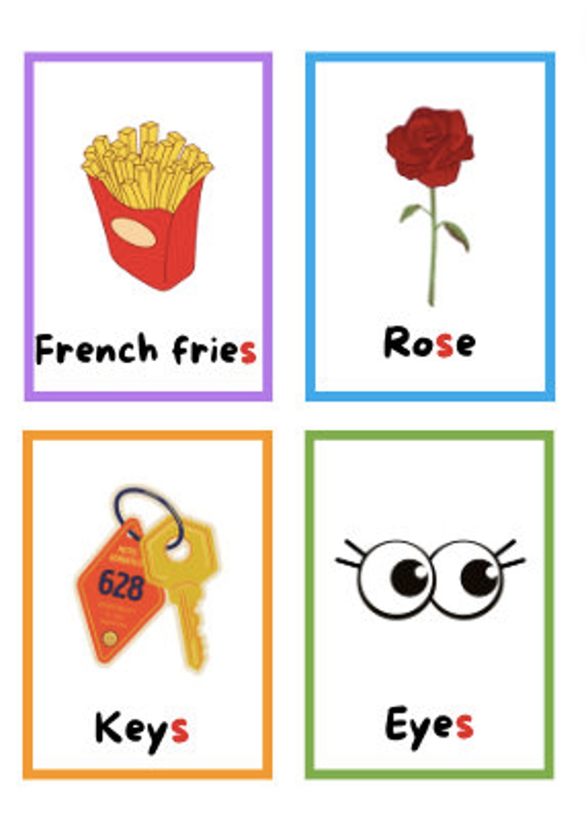 S&Z Articulation Flashcards, Speech Therapy Materials, Speech Therapy ...