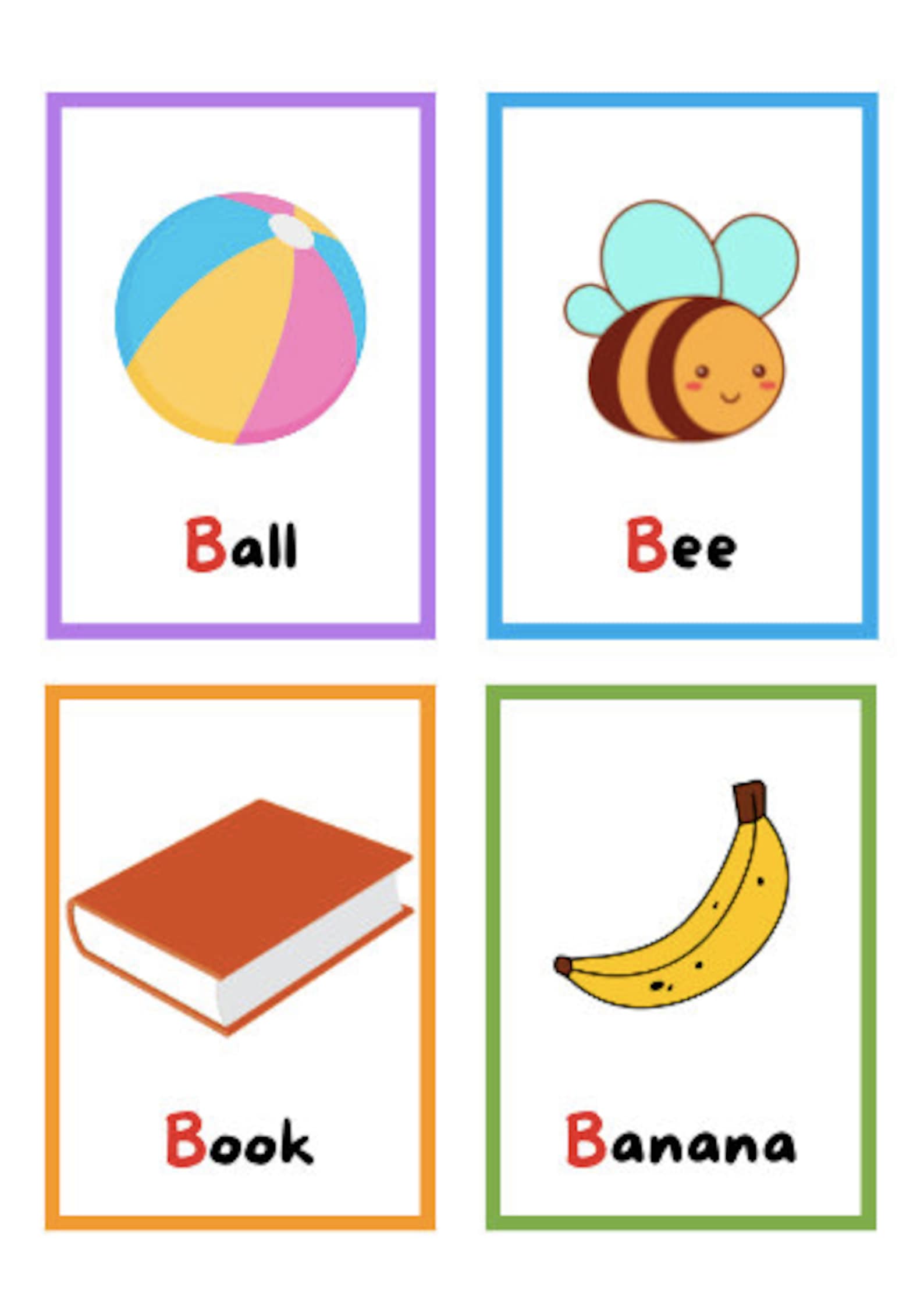 B&P Articulation Flashcards, Speech Therapy Materials, Speech Therapy ...