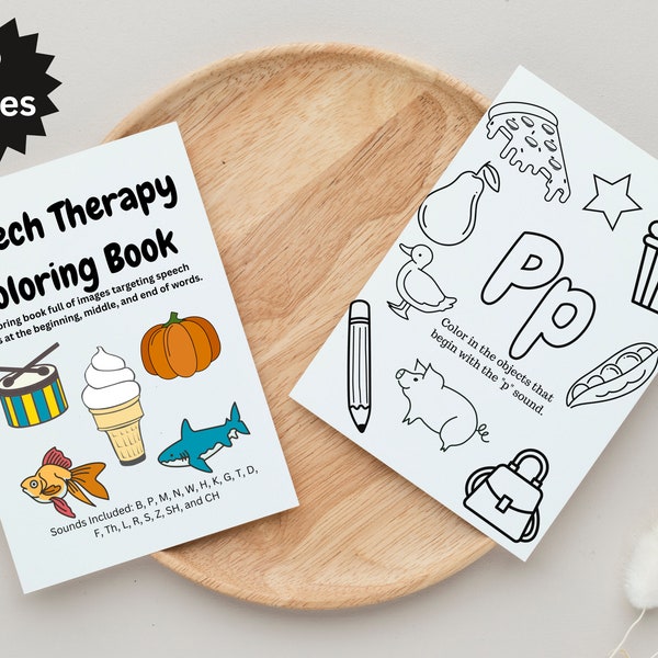 Slp Coloring Pages - Etsy