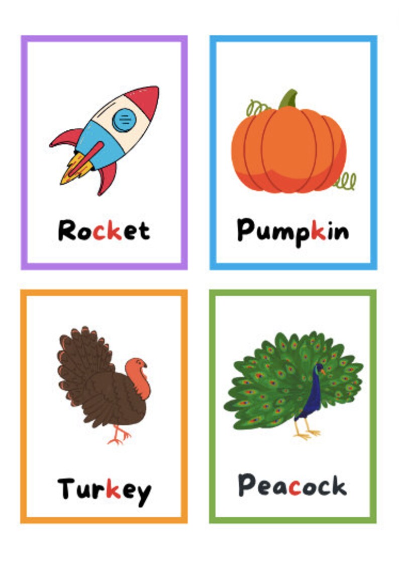 K&G Articulation Flashcards, Speech Therapy Materials, Speech Therapy ...