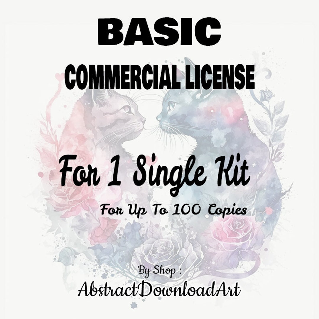 Basic Commercial License, ONE Single Set/kit Commercial License ...