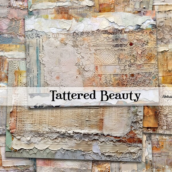 Tattered Fabric - Etsy
