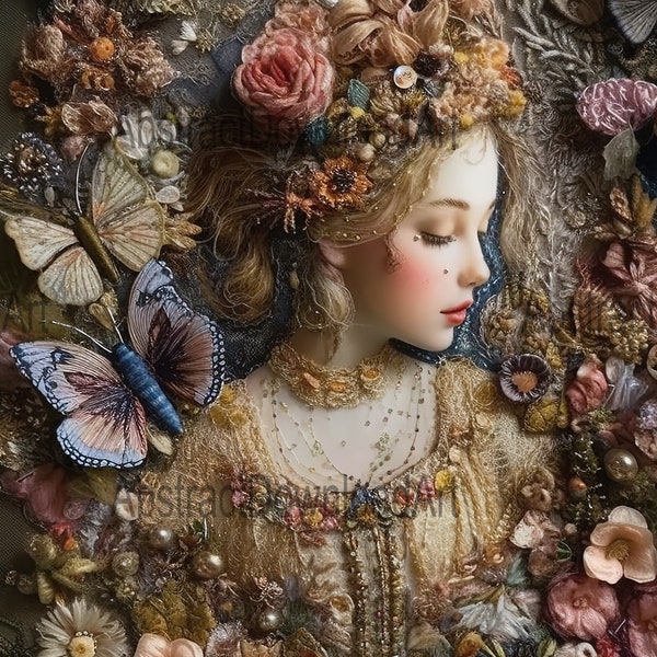 Mixed Media Girl - Etsy