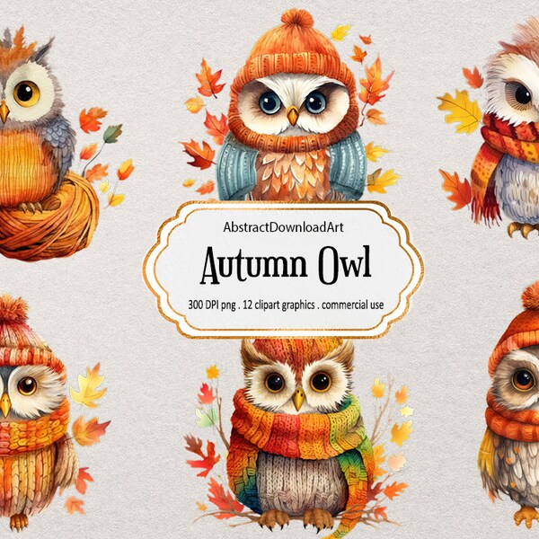 Autumn Owl - Etsy