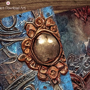 Rustic Magical Book Covers Junk Journal Papers, Printable Journal Pages ...