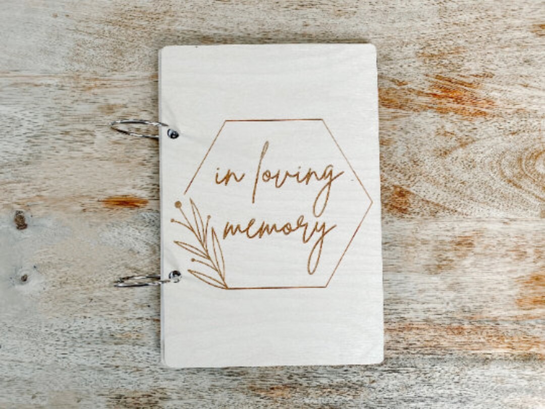 In Loving Memory Keepsake Card Keeper - Etsy