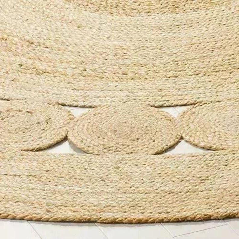 Jute Rug Hand Woven- Soft, Stylish, and Unique Jute Carpet Boho Rugs - Etsy